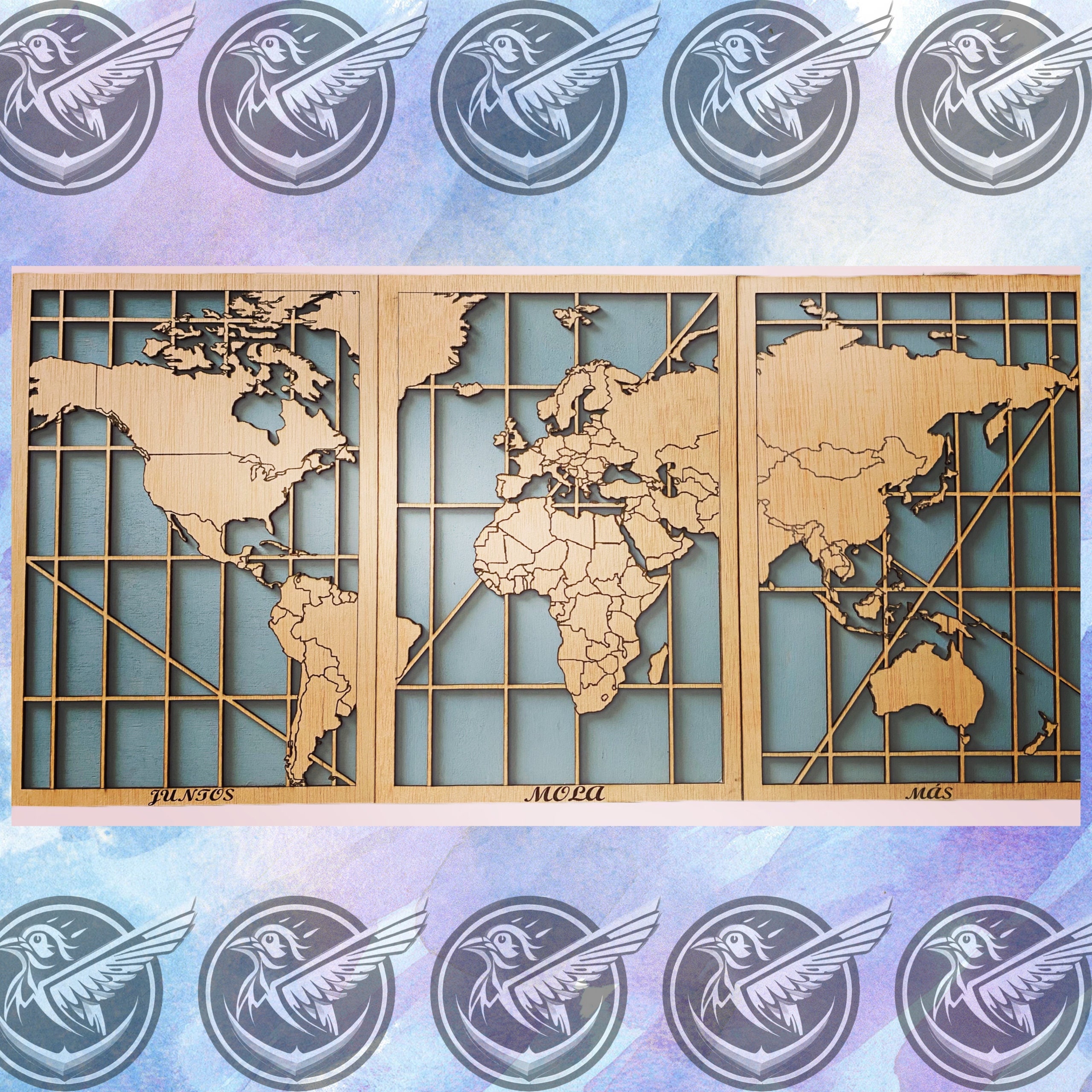 World Map SVG, PNG. World Map Laser Cut Downloadable File - Etsy