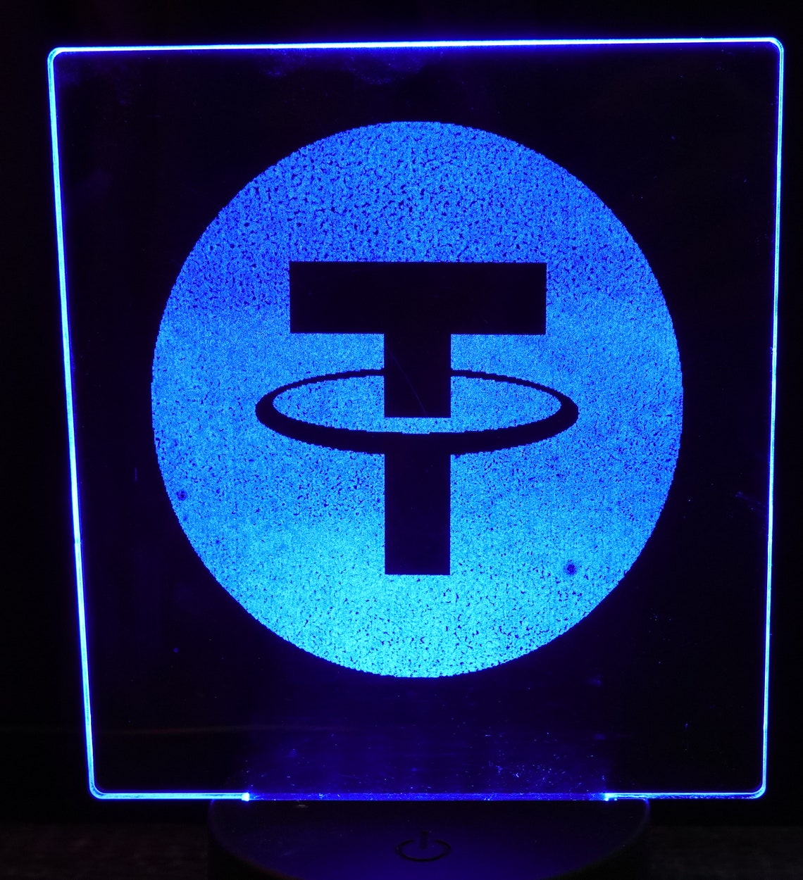 Tether USDT Acrylic Sign, Bitcoin Logo, Crypto Art - Etsy