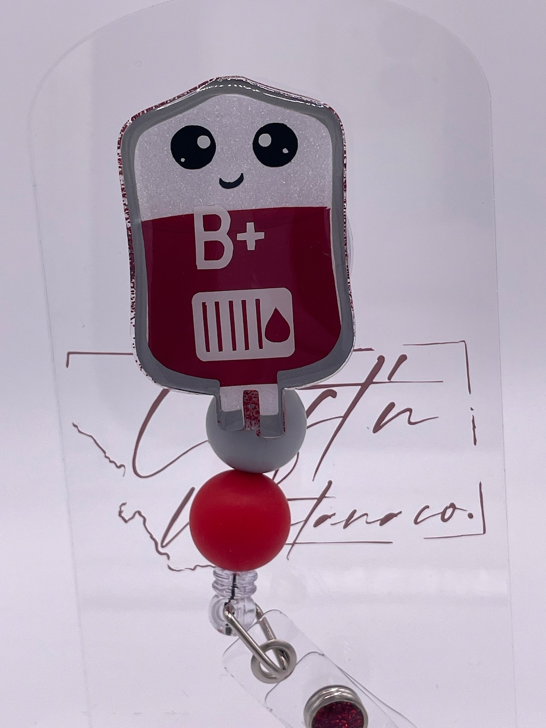 Blood Bag Badge Reel, Blood Transfusion Badge Reel, Blood Bank Badge ...