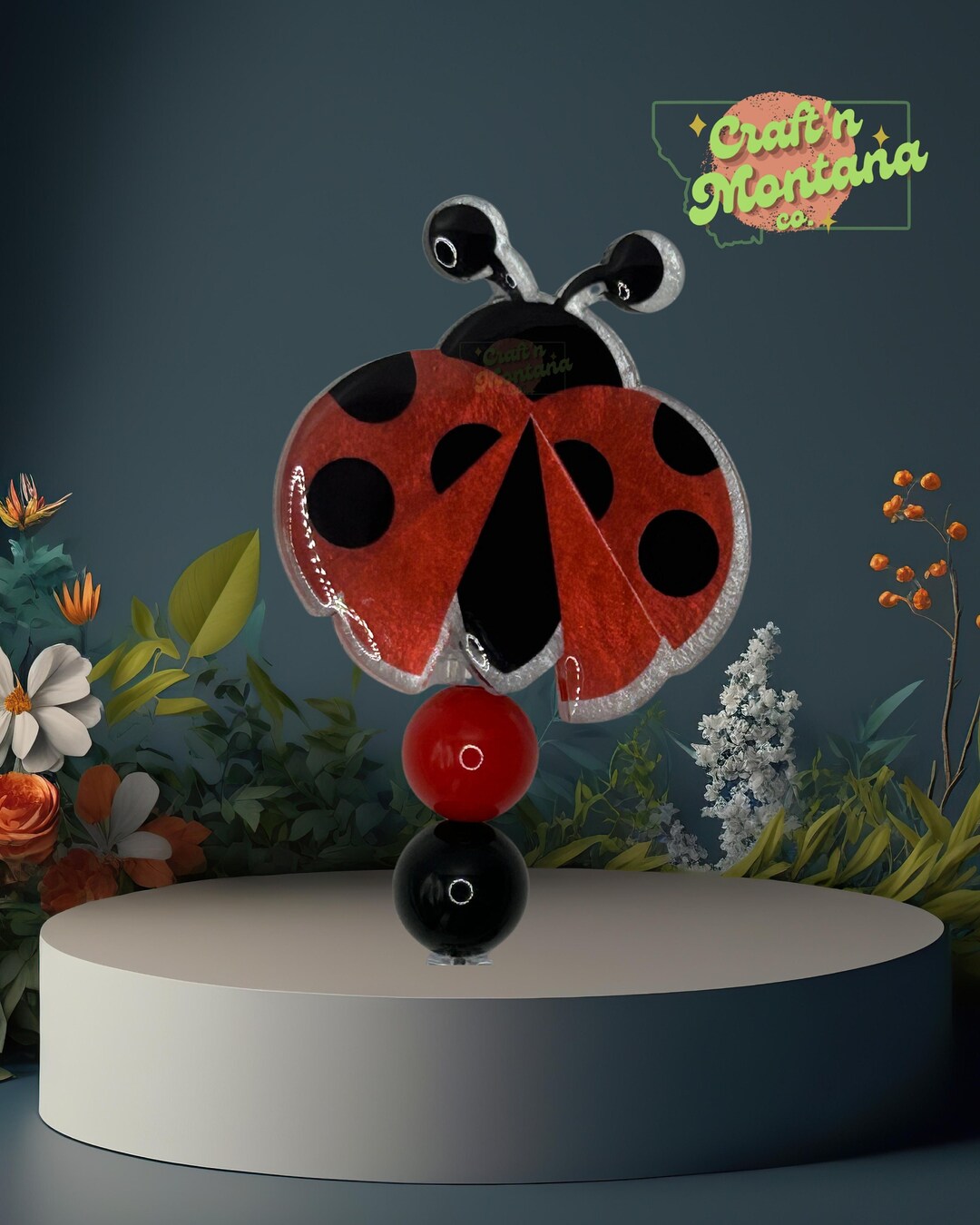 Ladybug Badge Reel - Etsy