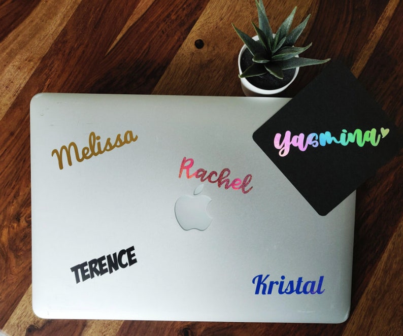 Custom Vinyl Name Decals/stickers - Etsy