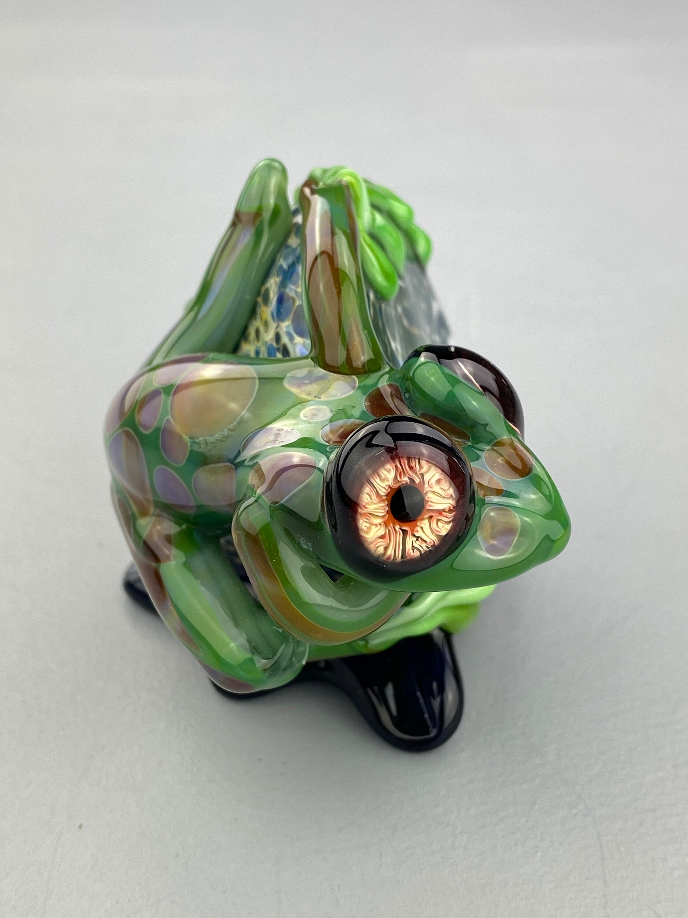 Frog on a Solid Geode - Etsy