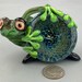 Frog on a Solid Geode - Etsy