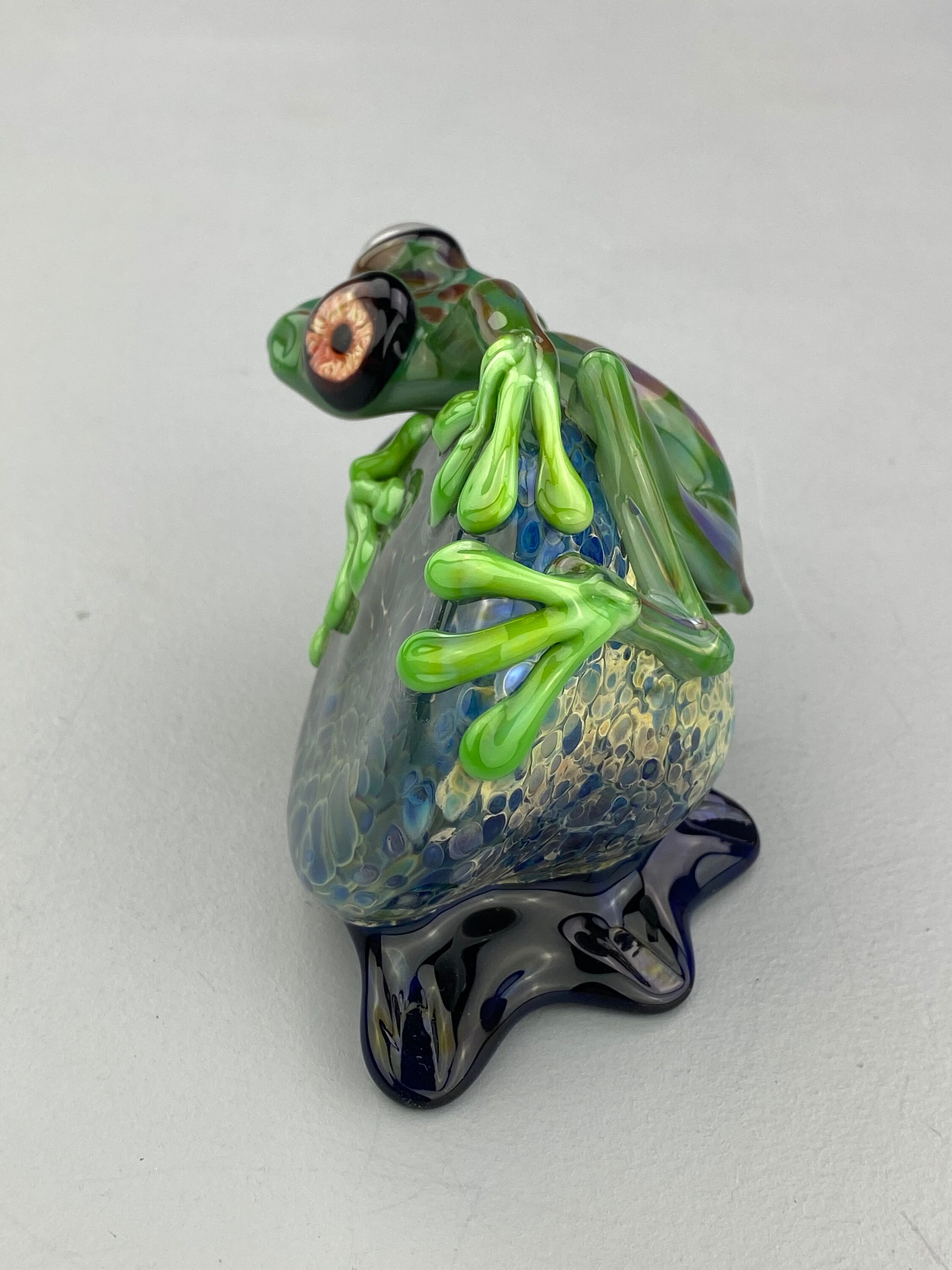 Frog on a Solid Geode - Etsy