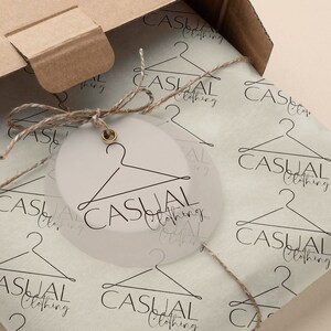 Custom Fashion-clothing Brand Logo Tissue Paper | Logo Wrapping Paper ...