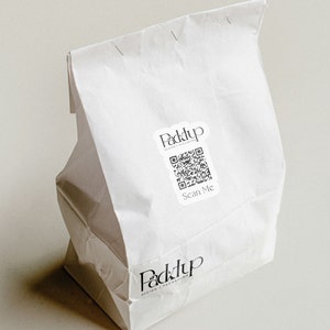 QR Code Custom Logo Sticker Branding Scan to Pay Business Logo Website ...