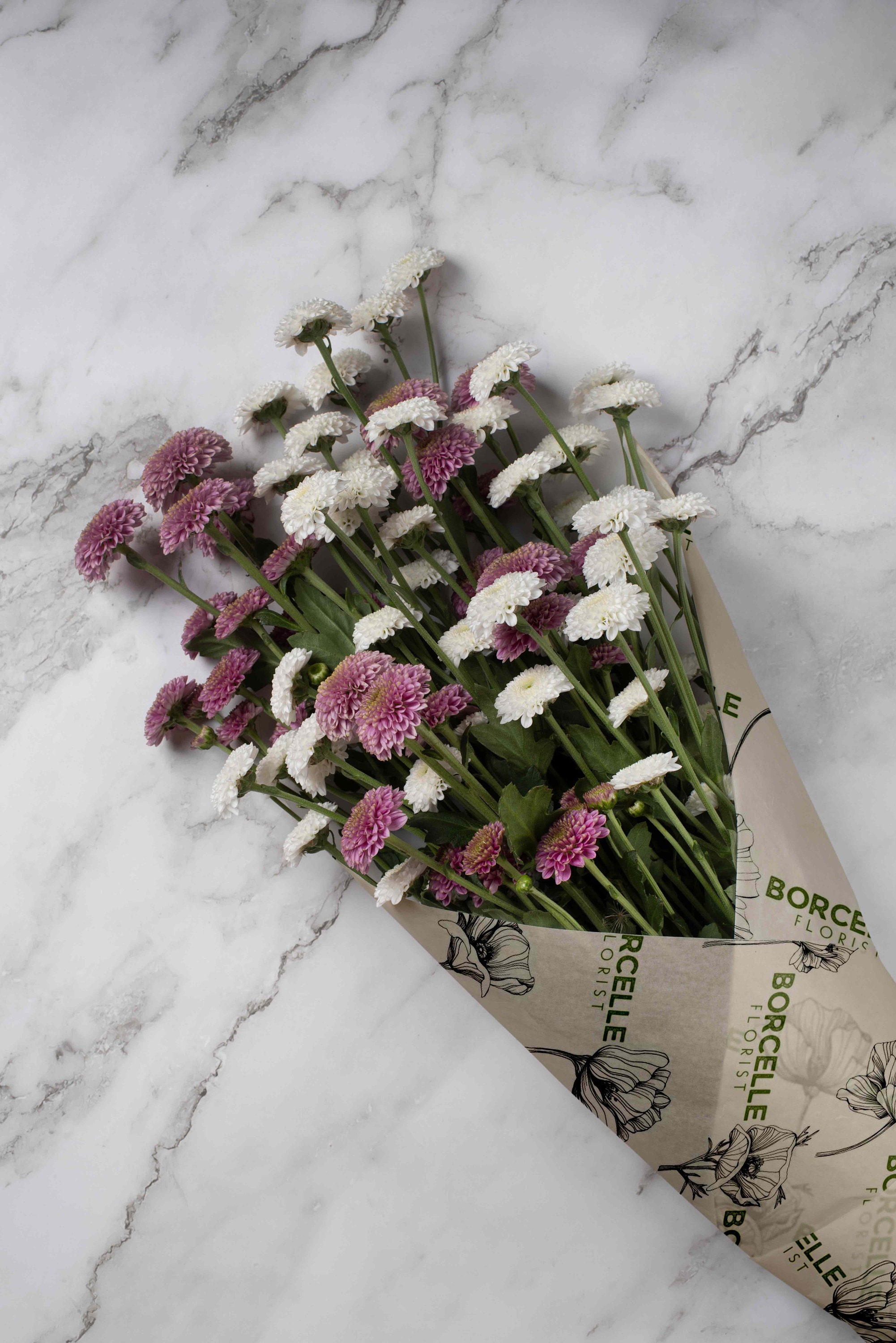 Floral Vellum Paper Florist Personalized Logo Tissue Paper - Etsy