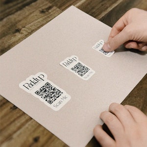 Personalized Brand Logo QR Code Sticker Custom Branding QR Code Label ...