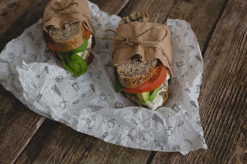 Custom Food Safe Deli Paper Personalized Tissue Paper for Sandwiches ...