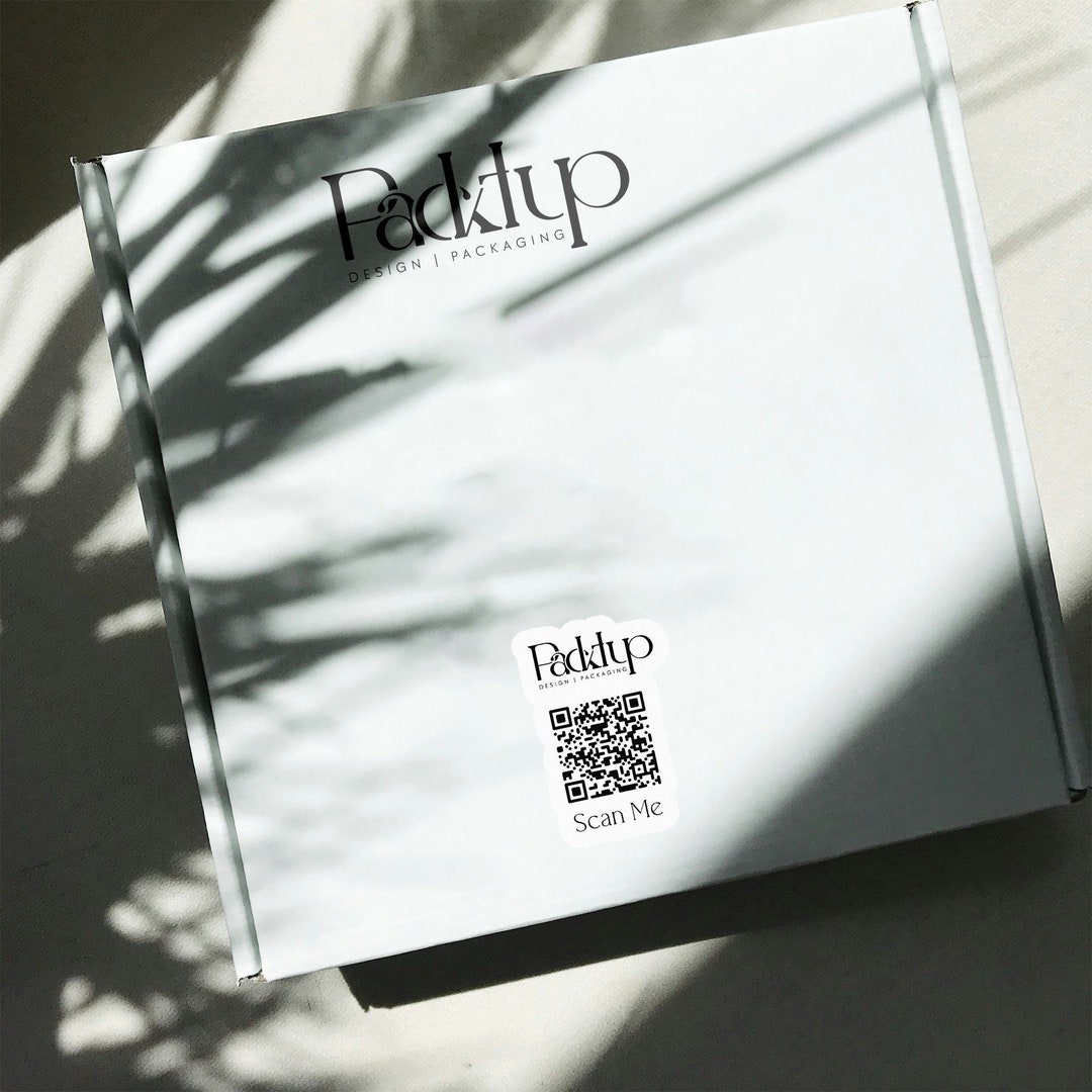 Personalized Brand Logo QR Code Sticker Custom Branding QR Code Label ...