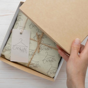 Custom Fashion-clothing Brand Logo Tissue Paper | Logo Wrapping Paper ...