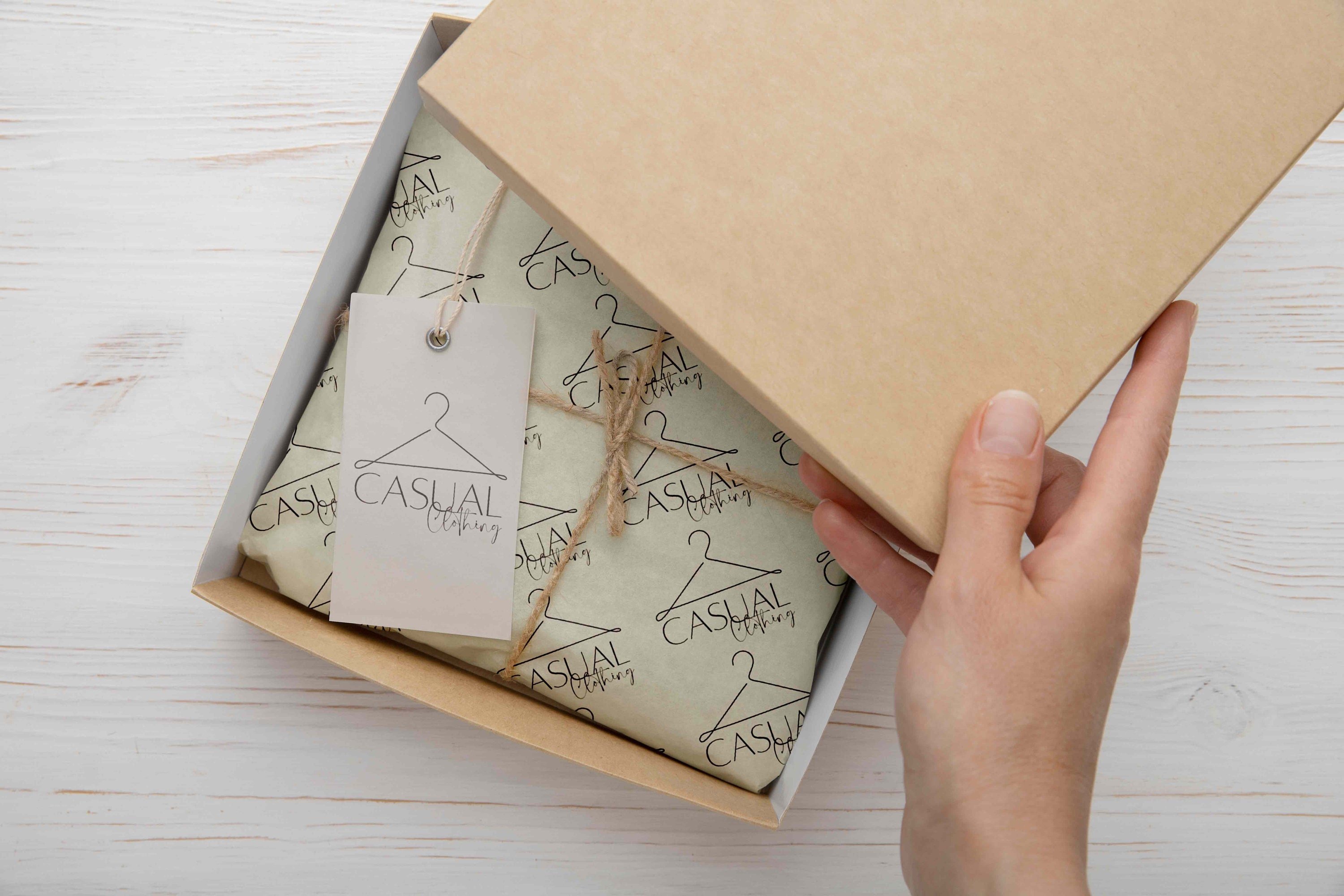 Custom Fashion-clothing Brand Logo Tissue Paper | Logo Wrapping Paper ...