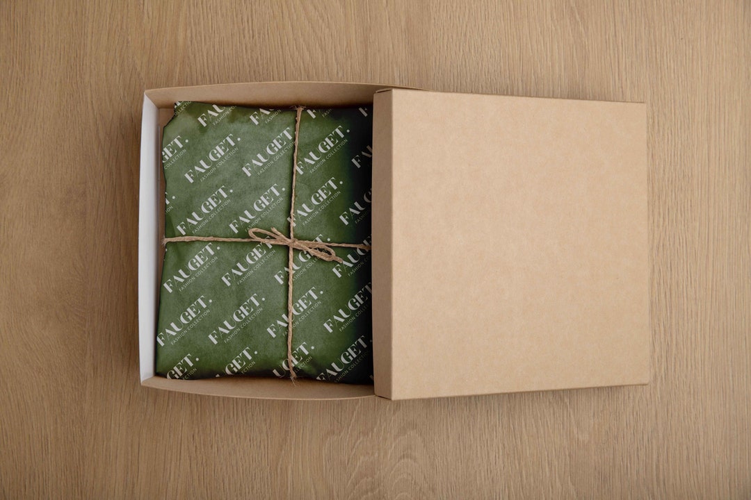 Custom Logo Green Tissue Paper for Clothing / Fashion Business | Cloth ...