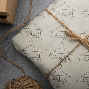 Custom Fashion-clothing Brand Logo Tissue Paper | Logo Wrapping Paper ...