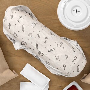 Custom Deli Wraps Tissue Paper, Food Safe Deli Paper, Custom Logo ...