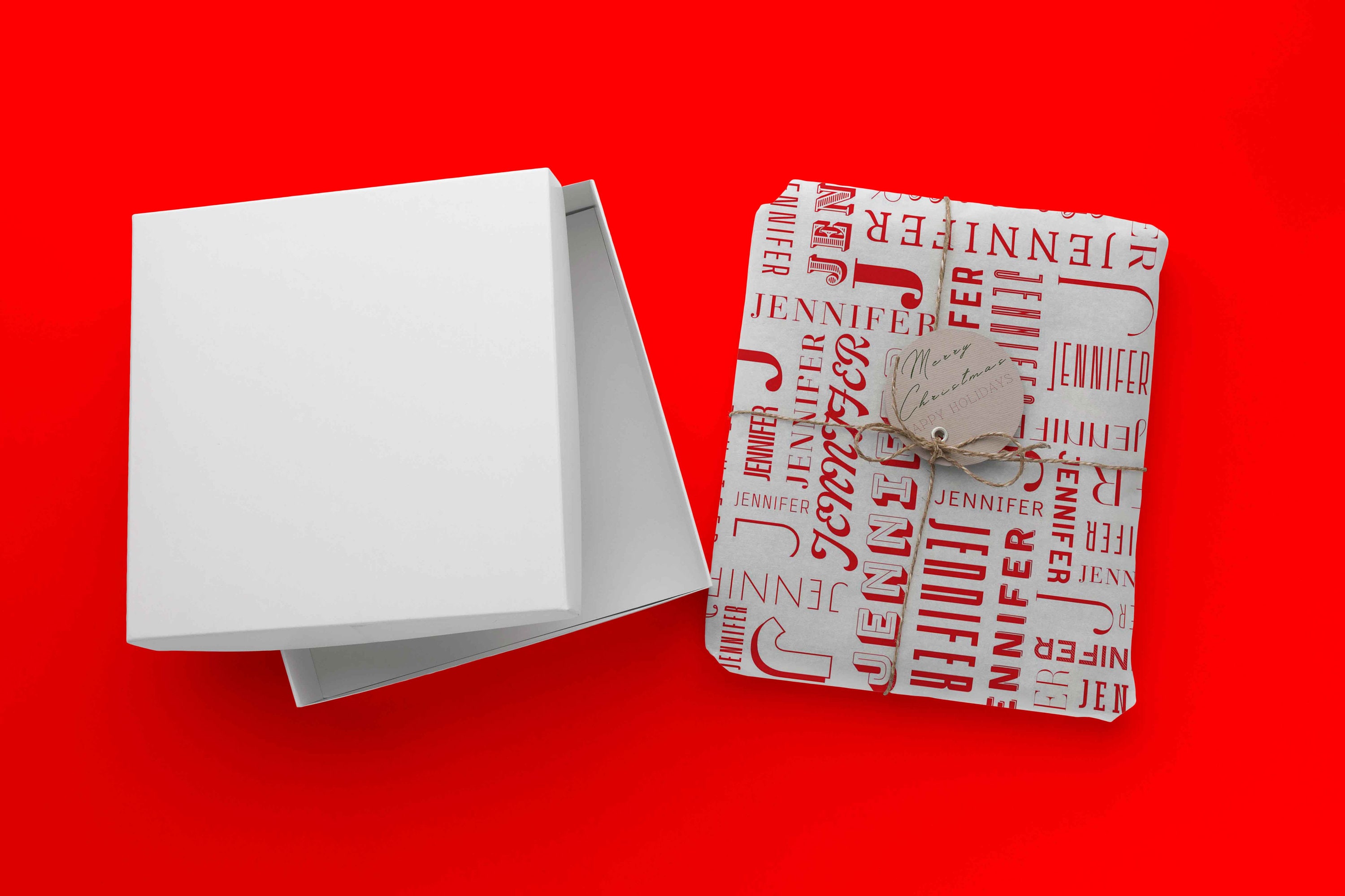 Custom Name Christmas Tissue Paper, Christmas Tissue Paper Name Gift ...