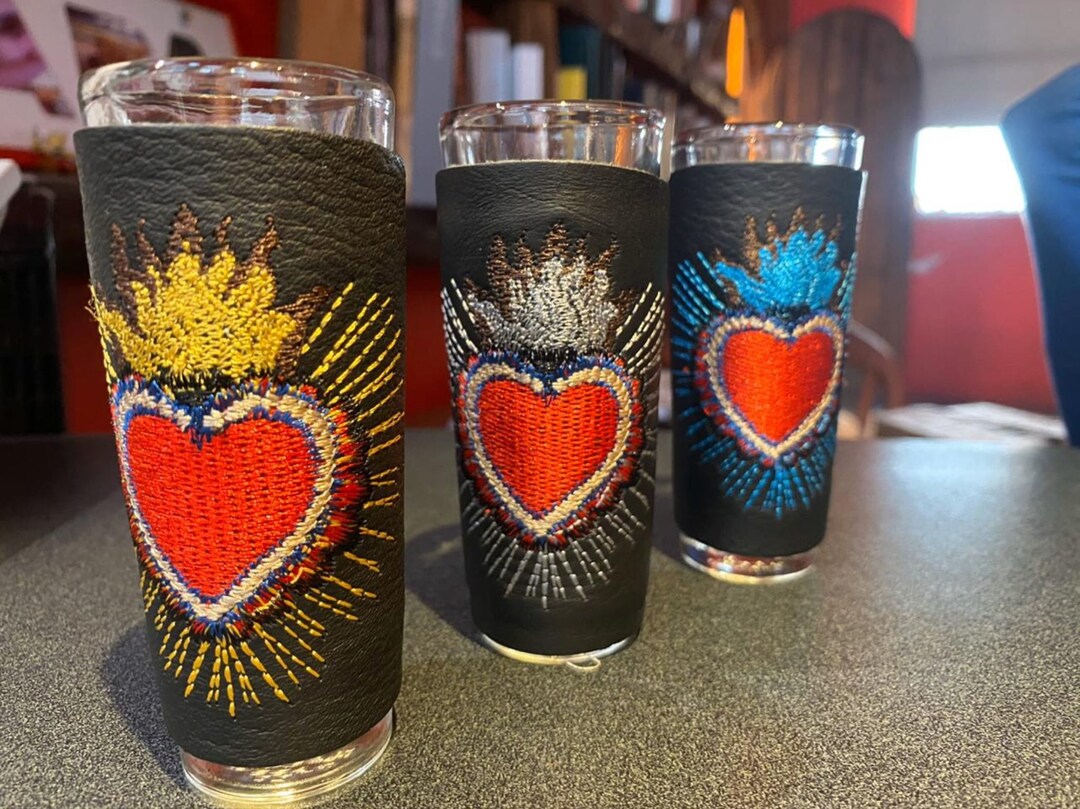 Corazon Shot, Mexican Shot Glass Tequila Shot Handmade Shot Shot Glass ...