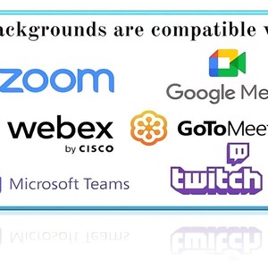 Virtual Background Bundle, Zoom Background, Clean Dorm Room Background ...