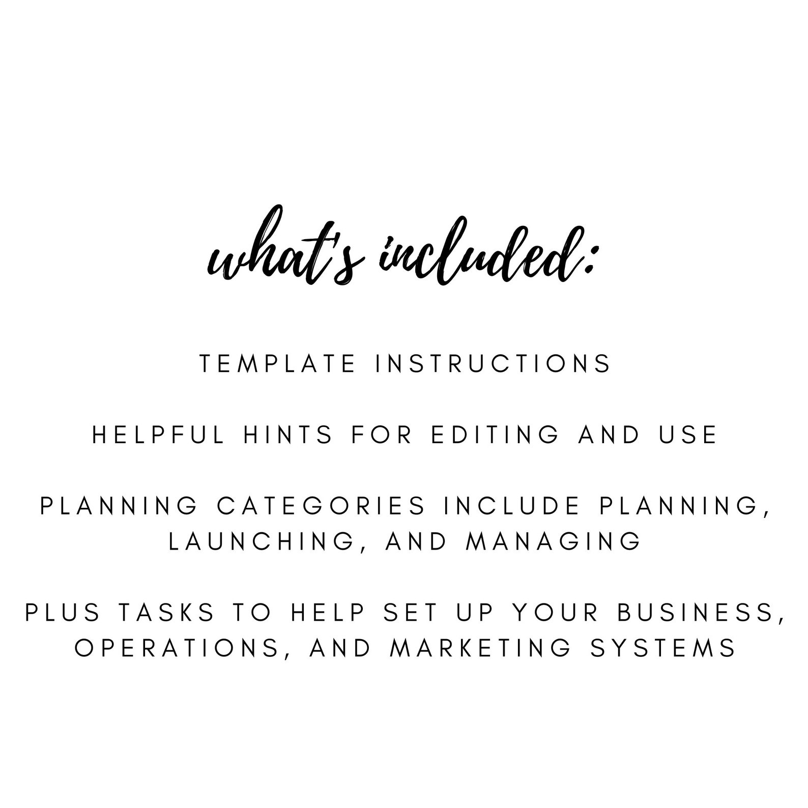 Small Business Launch Template in Word and Google Docs | Business ...