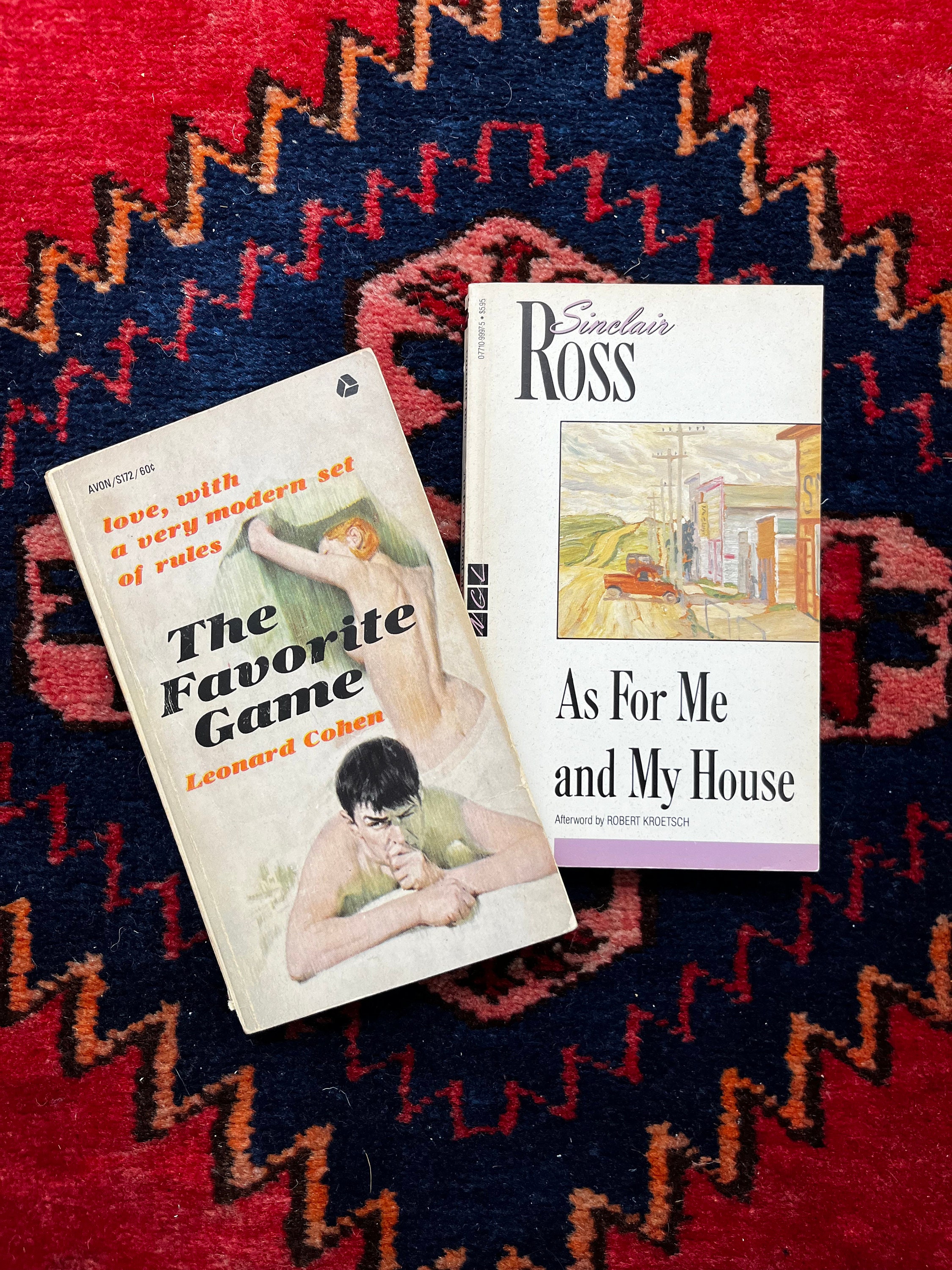 Vintage Paperback Set: the Favorite Game by Leonard Cohen avon and as ...