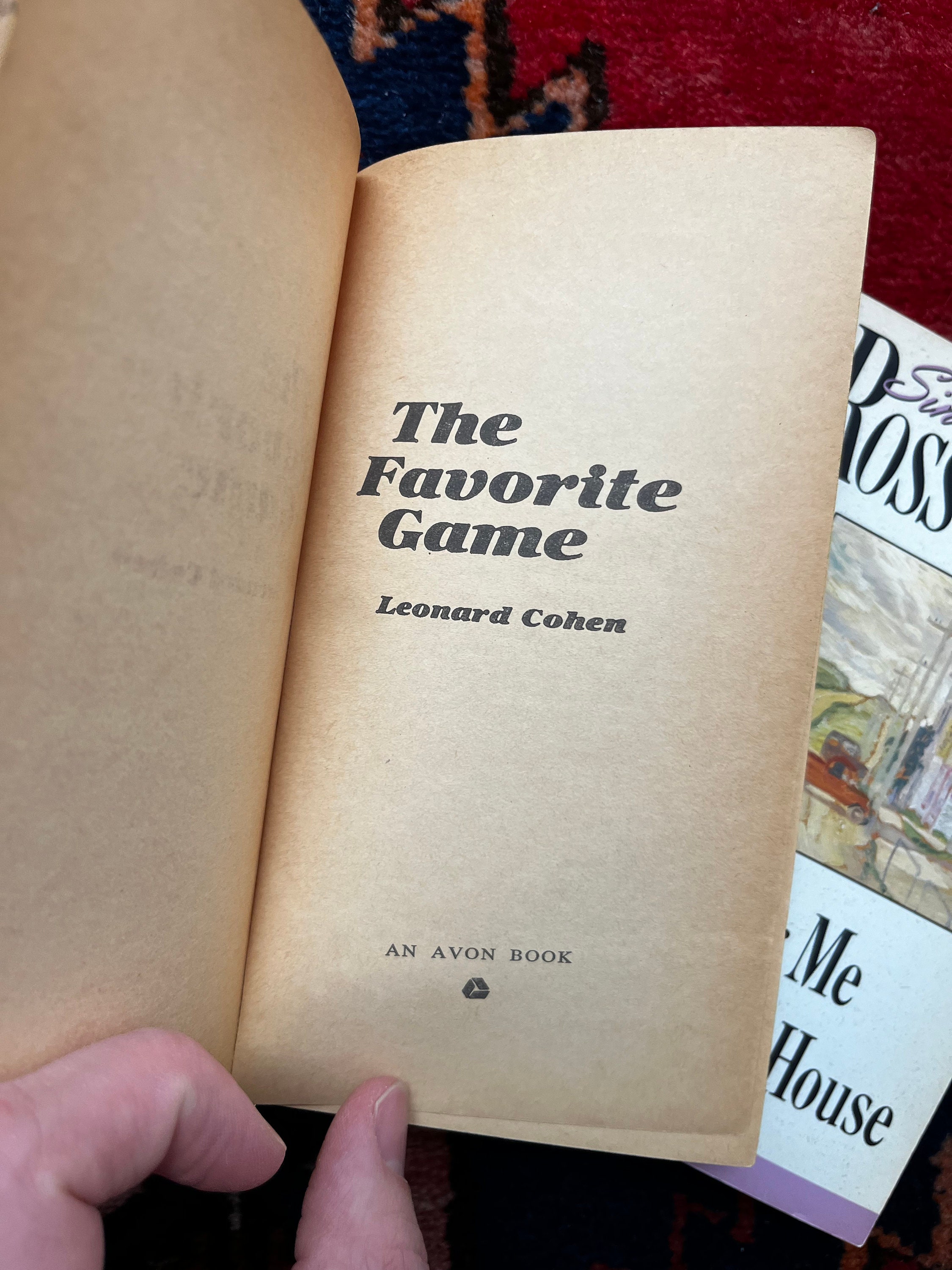 Vintage Paperback Set: the Favorite Game by Leonard Cohen avon and as ...
