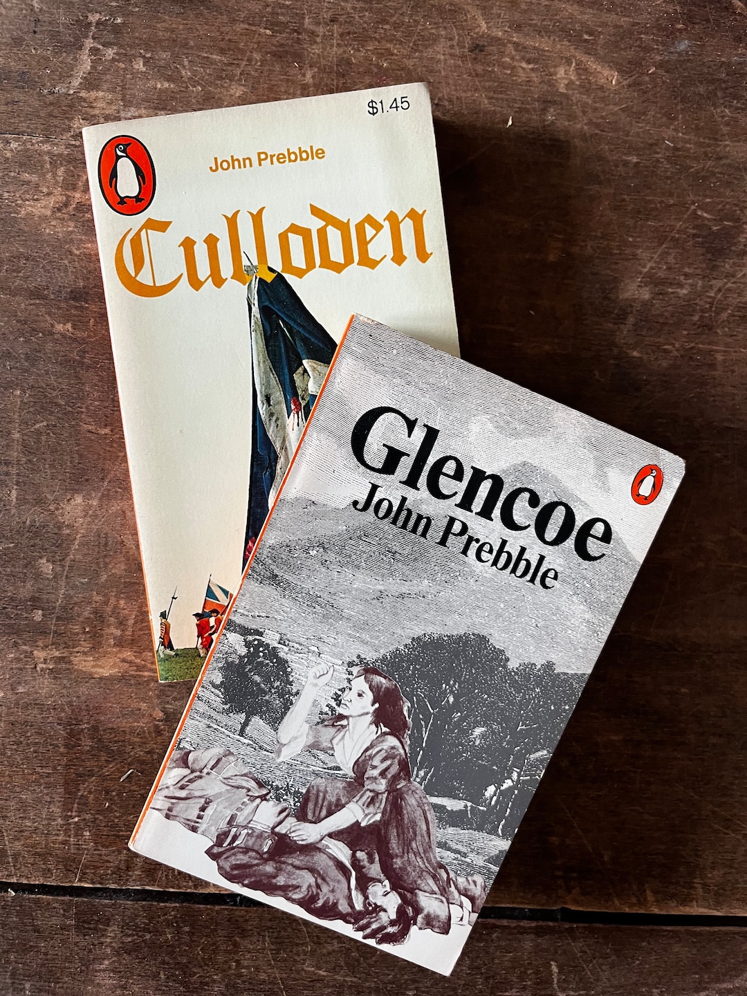 Set of John Prebble Books: Culloden and Glencoe. Vintage 1960s Penguin ...