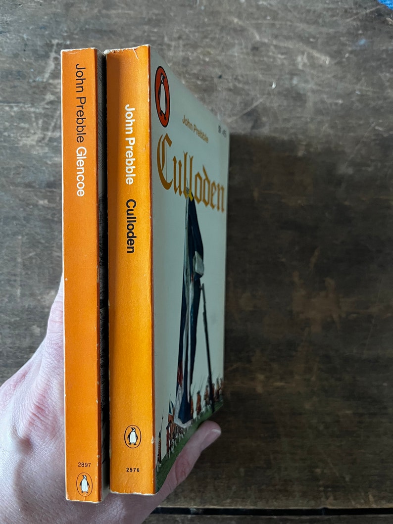 Set of John Prebble Books: Culloden and Glencoe. Vintage 1960s Penguin ...