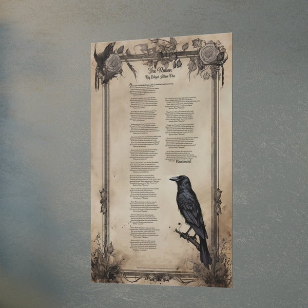 Edgar Allen Poe - Etsy