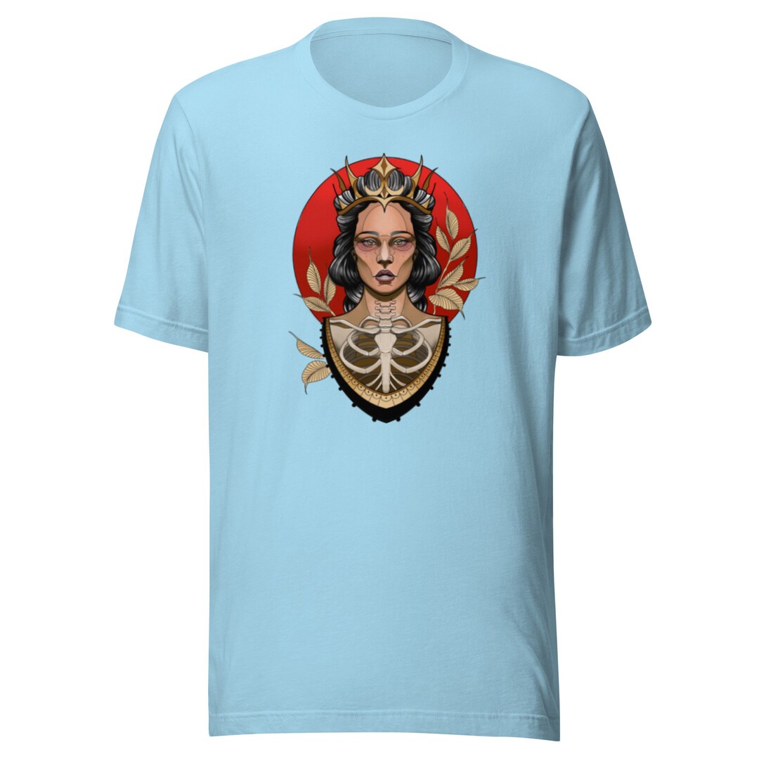 The Queen Skeleton T-shirt - Etsy