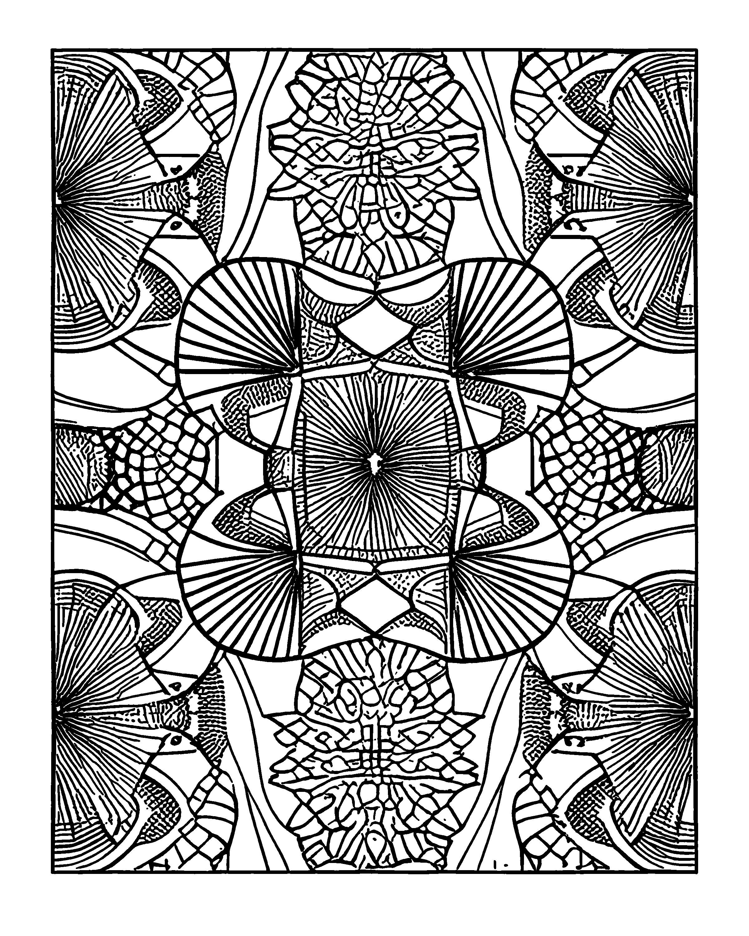 50 Stress Relief Adult Colouring Pages - Digital Download - Etsy