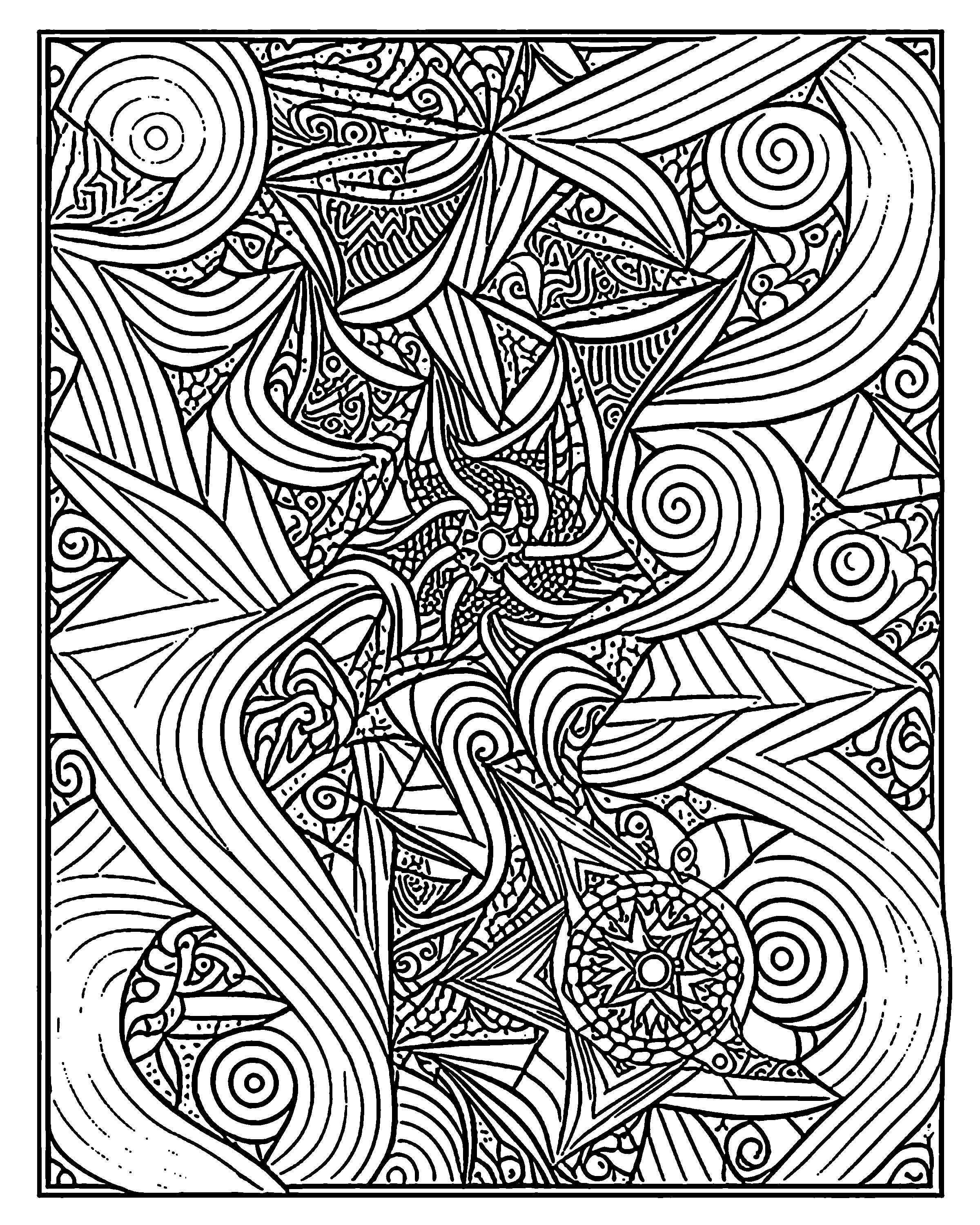25 Relaxing Adult Colouring Pages - Digital Download - Etsy