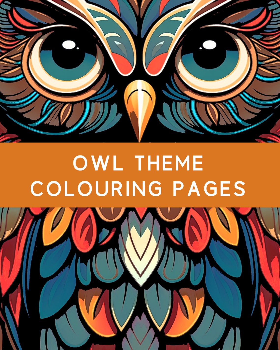 25 Owl Theme Adult Colouring Pages - Digital Download - Etsy