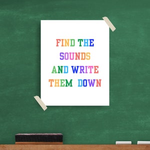 Learning to Read Rainbow Classroom Decorations Classroom Decor ...