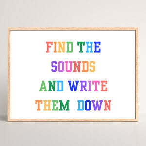 Learning to Read Rainbow Classroom Decorations Classroom Decor ...