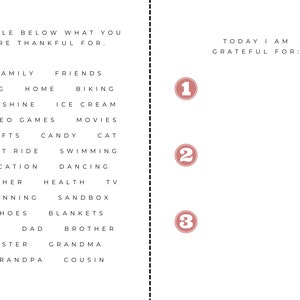 Kids Gratitude Journal Printable Summer Journal for Kids Mindfulness ...