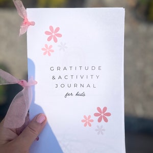 Kids Gratitude Journal Printable Summer Journal for Kids Mindfulness ...