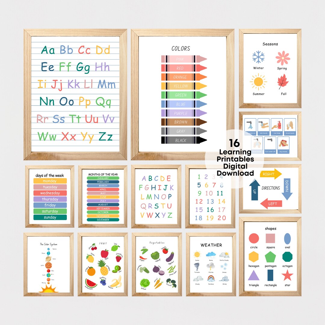 Classroom Decor Bundle | 16 Classroom Educational Posters | Classroom ...