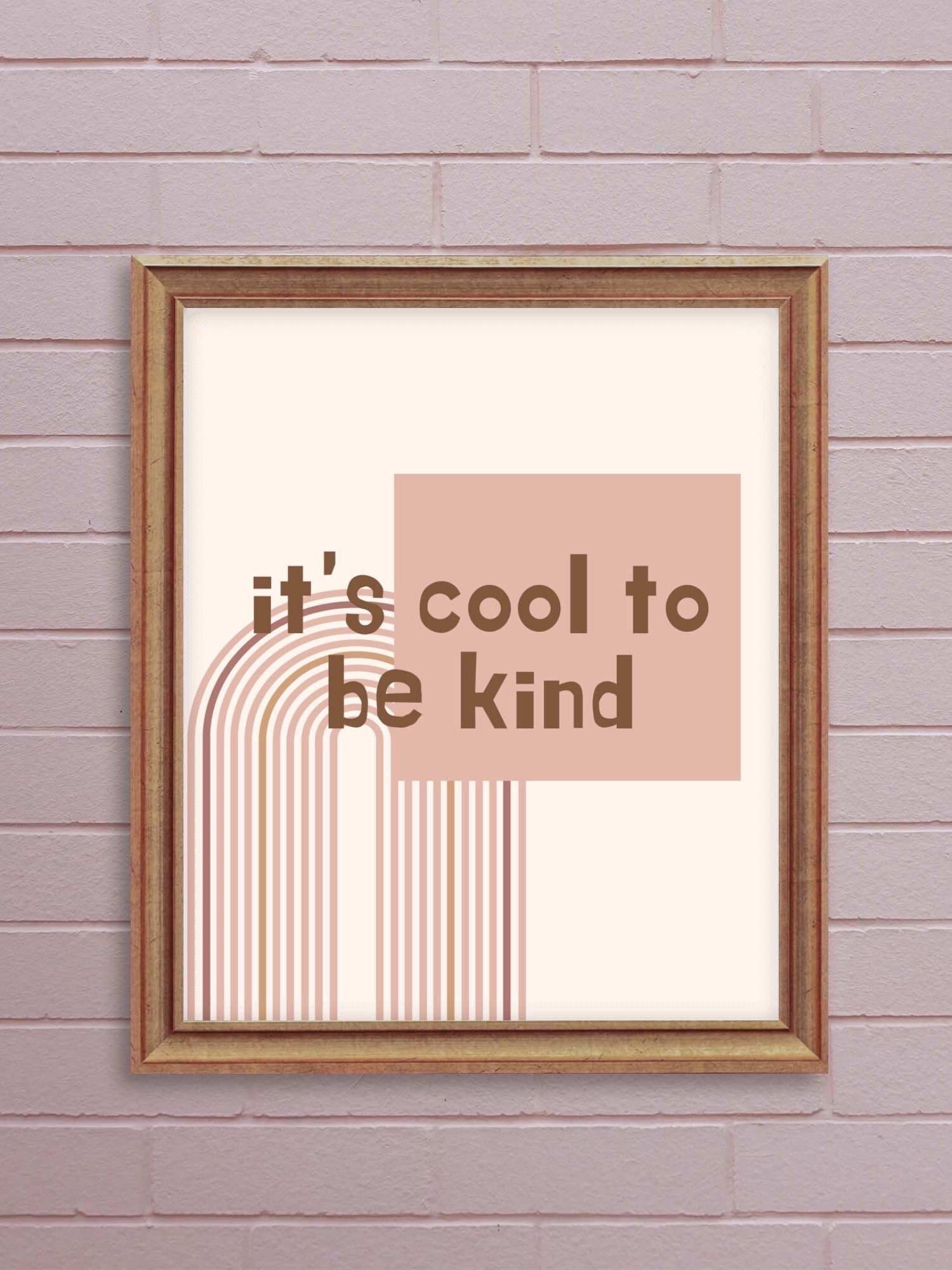 Boho Chic Decor: Print Your Own 'it's Cool to Be - Etsy