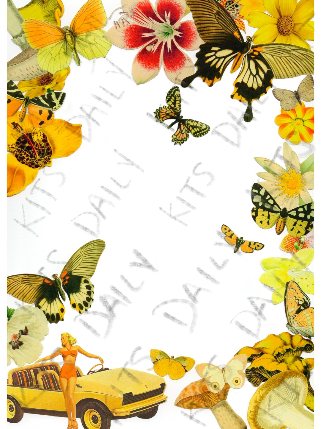 IPad Digital Yellowland Print - Etsy