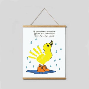 Nanny Gift From Grandchild, Kids Handprint Art Craft, Nana Birthday ...