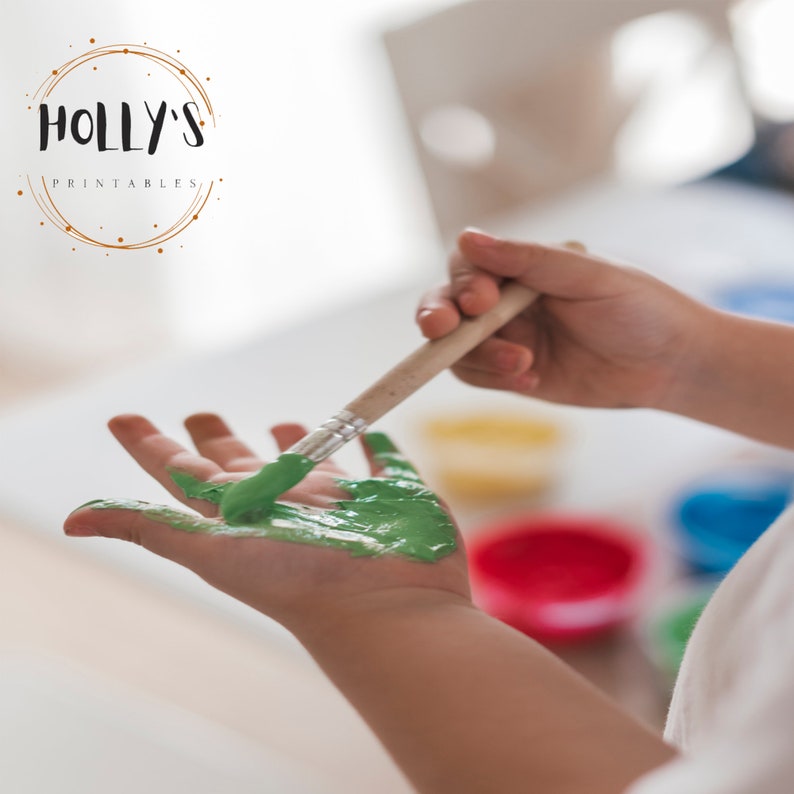 Halloween Handprint Craft Trick or Treat Sign Preschool - Etsy