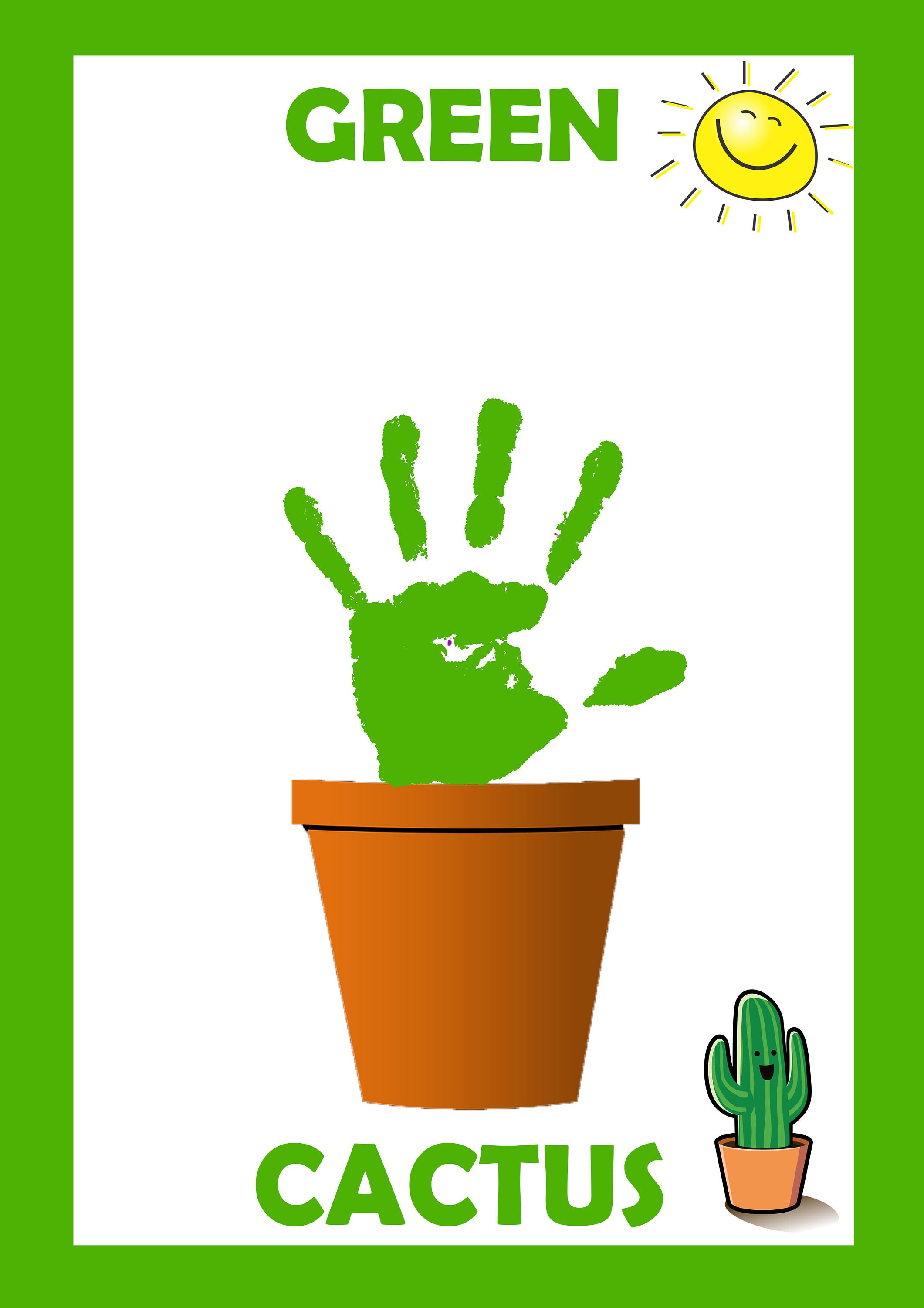 My Colors Handprint Book, Handprint Art, Preschool Homeschool Crafts ...