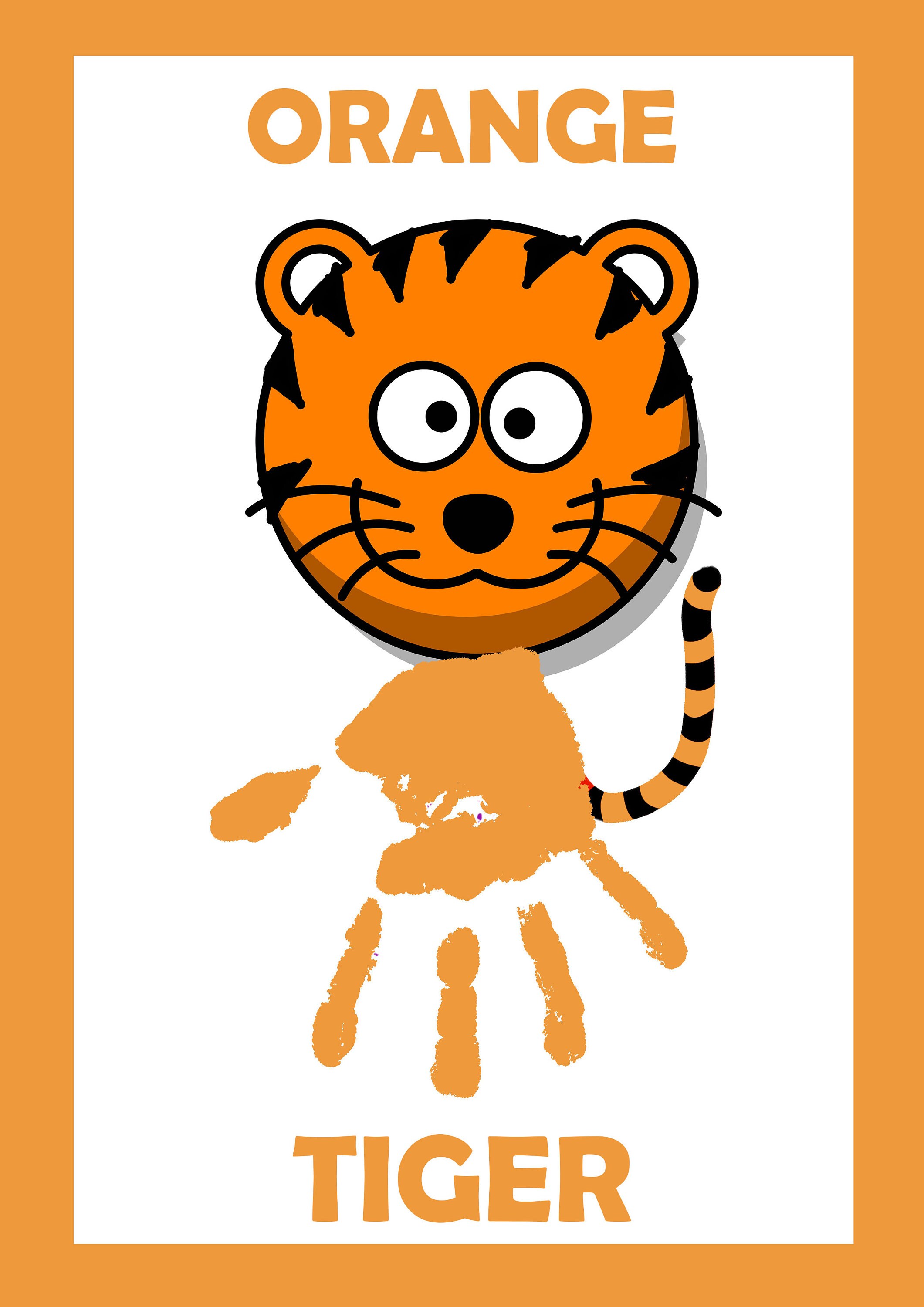 My Colors Handprint Book, Handprint Art, Preschool Homeschool Crafts ...