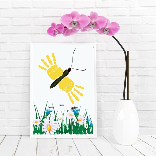 Butterfly Handprint - Etsy