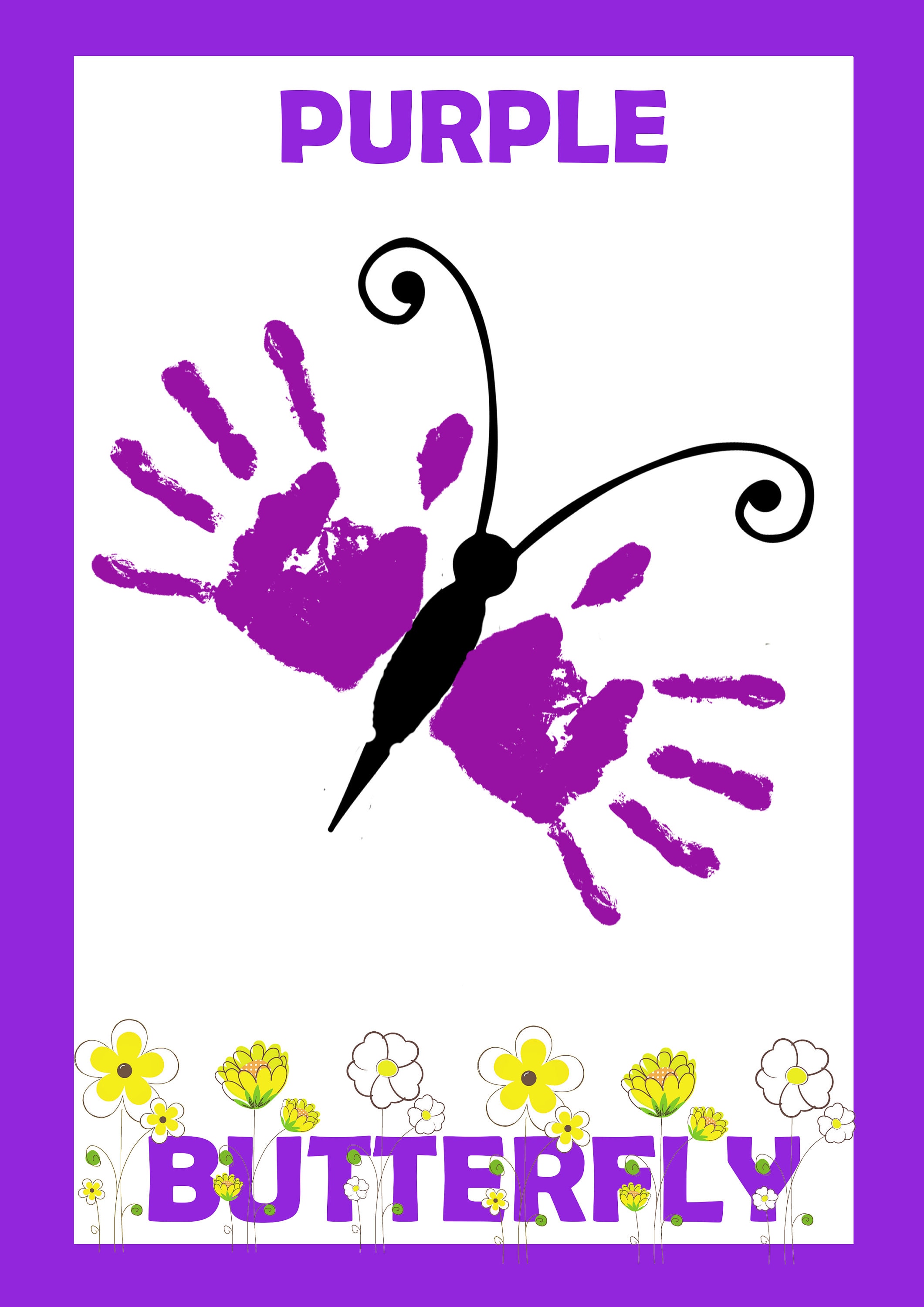My Colors Handprint Book, Handprint Art, Preschool Homeschool Crafts ...