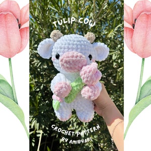 Cow Plush Crochet Pattern Pink Cow Pattern Baby Cow Amigurumi PDF ...