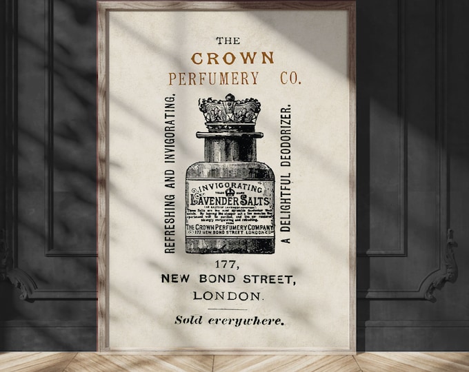 Guerlain Perfume Wall Art Paris Retro Poster, French Advertisement of ...