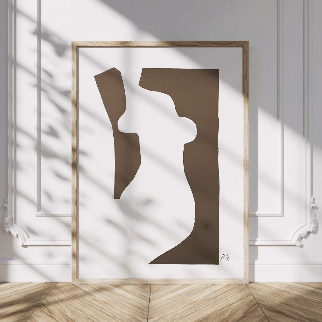 Henri Matisse Art Print Abstract, Minimalist Torso Painting, Famous ...