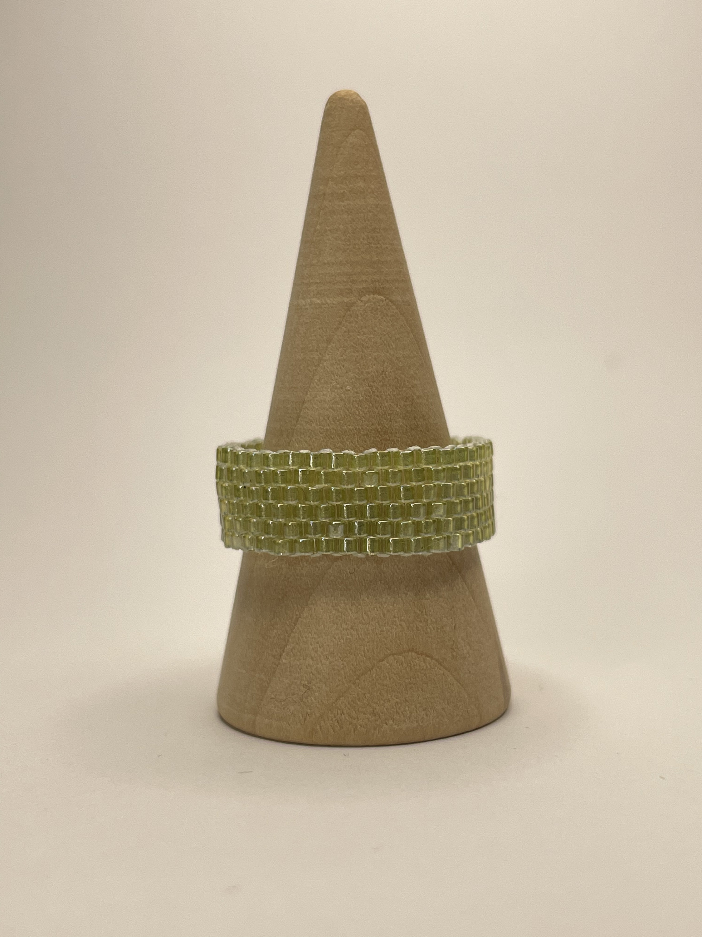 Peyote Ring in Matt Black, Blue and Green - Etsy