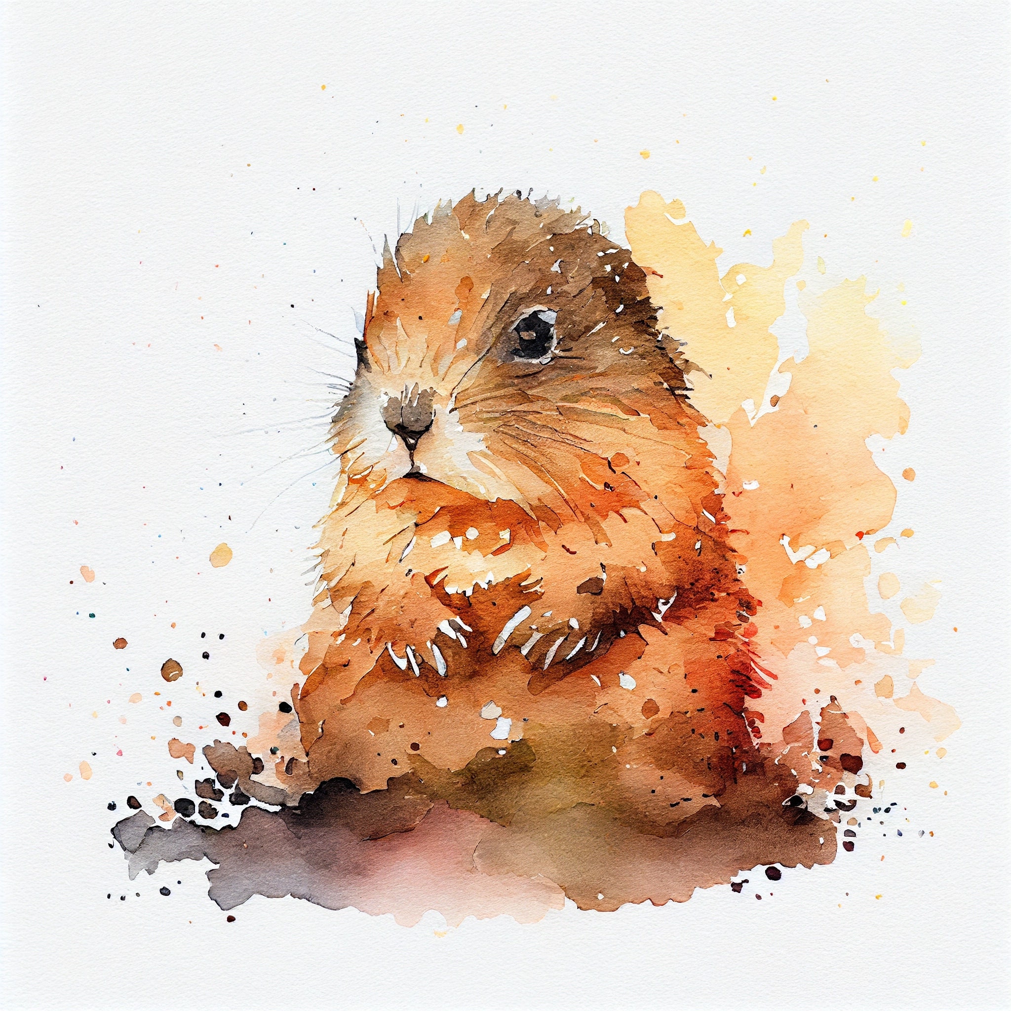 Cute Groundhog Clipart